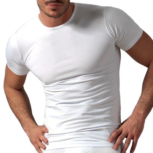 Maglia uomo Rossoporpora 050 modal mezza manica 3 pezzi | Intimorosa