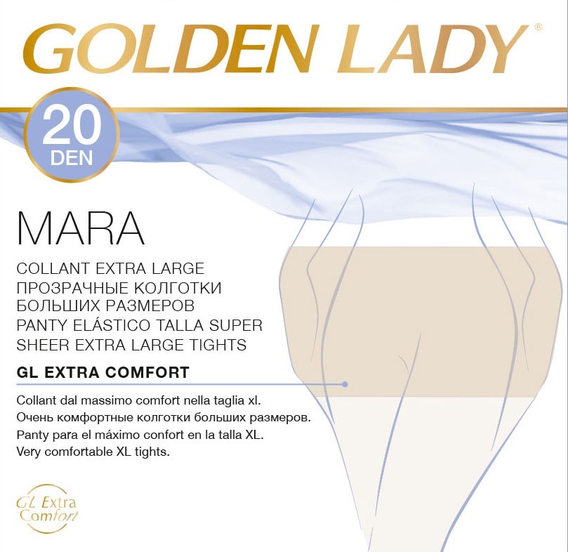 Collant Golden Lady Mara 20 den extra large 5 paia | Intimorosa