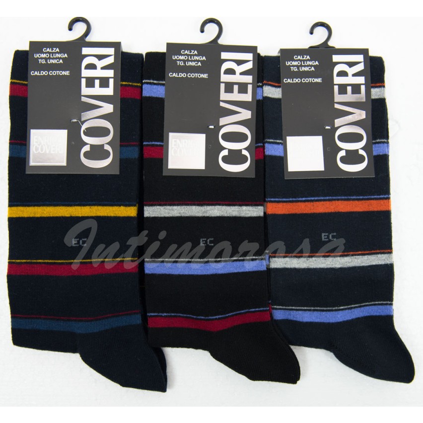 Calze uomo lunghe Enrico Coveri caldo cotone 3 paia Calze uomo lunghe Enrico Coveri caldo cotone 3 paia