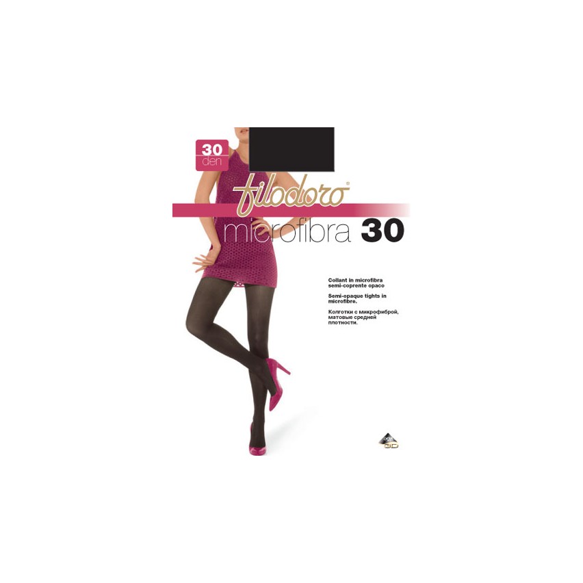Collant microfibra Filodoro semi coprente 30 den 6 paia | Intimorosa