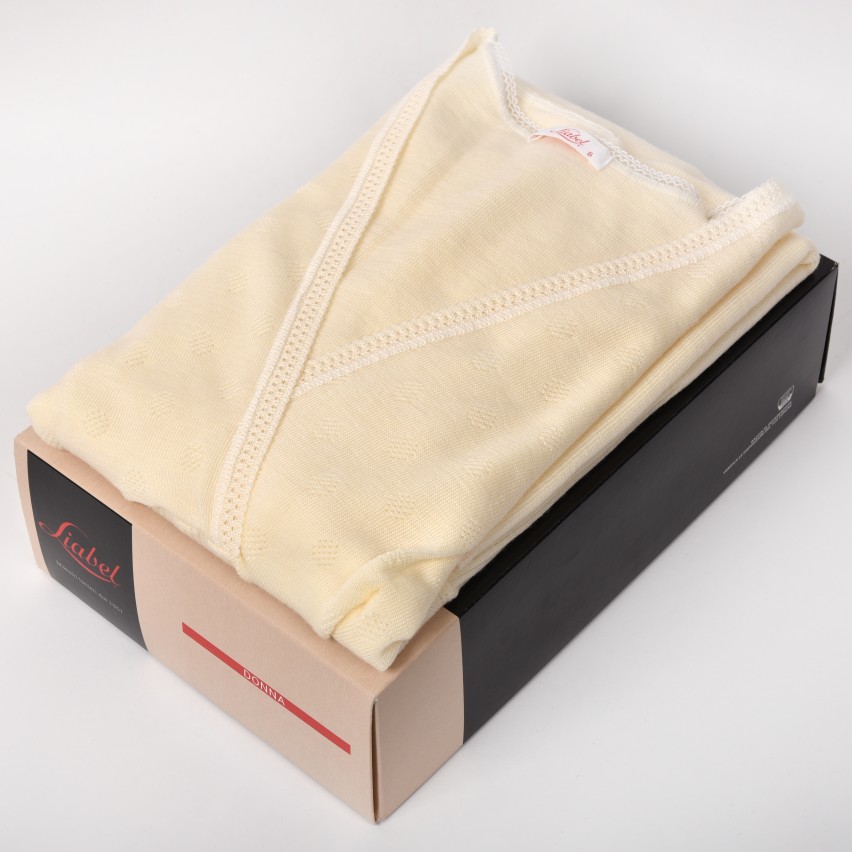 Maglia intima donna Liabel 016756 formaseno mezza manica misto lana ...