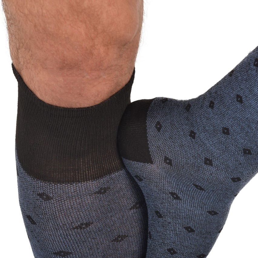 Calze lunghe invernali Meritex 1722 fantasia rombi 6 paia