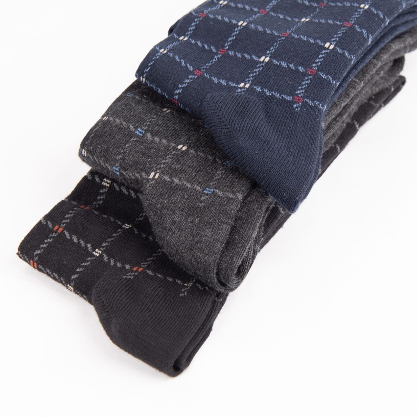 Calze uomo lunghe Enrico Coveri 326 var. A 3 paia | Intimorosa Calze uomo lunghe Enrico Coveri 326 var. A 3 paia | Intimorosa