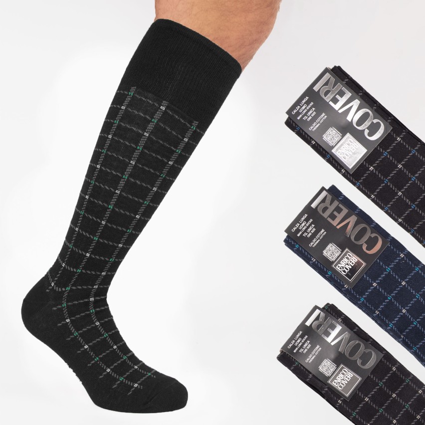 Calze uomo lunghe Enrico Coveri 326 var. B 3 paia | Intimorosa Calze uomo lunghe Enrico Coveri 326 var. B 3 paia | Intimorosa