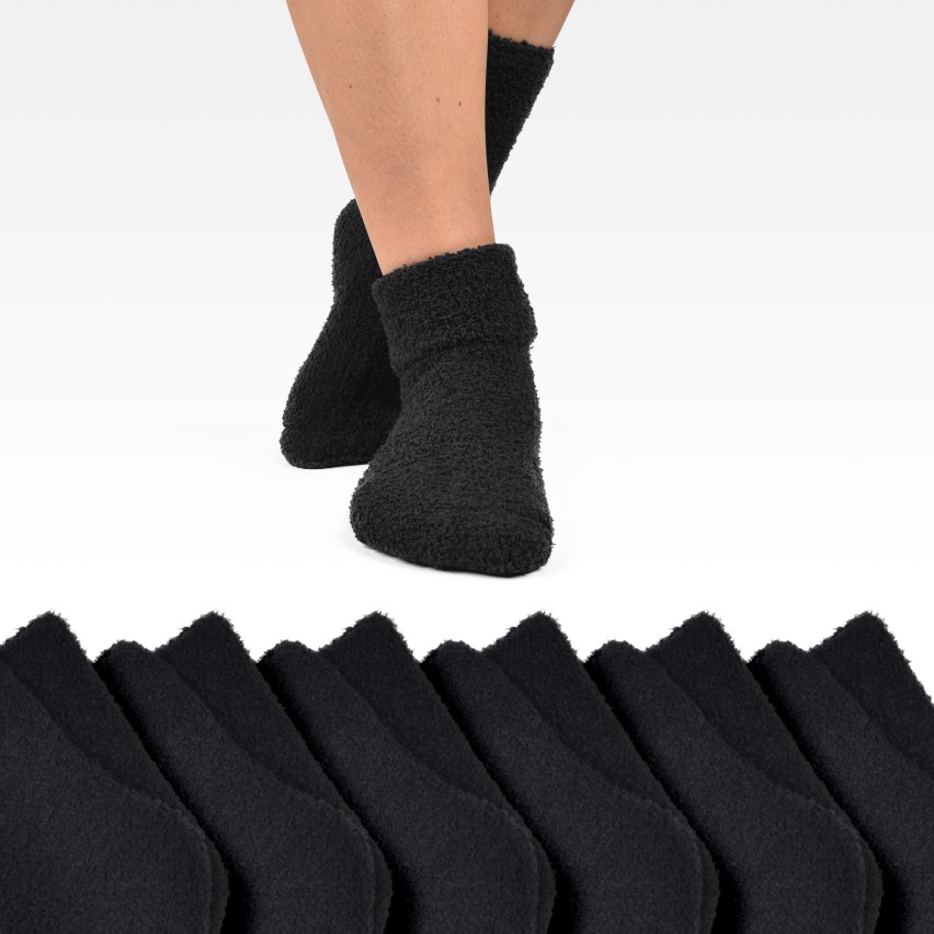 Calze morbide termiche Meritex 3300 neri 6 paia