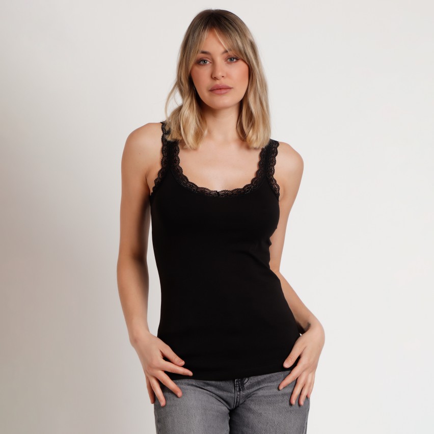 Canotta donna Spalla Larga cotone Admas 43566