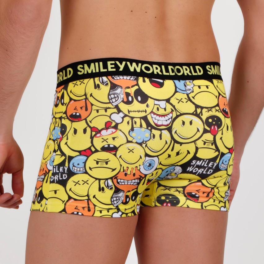 Boxer fantasia in cotone emoji Smiley World 48369 - 2 pezzi