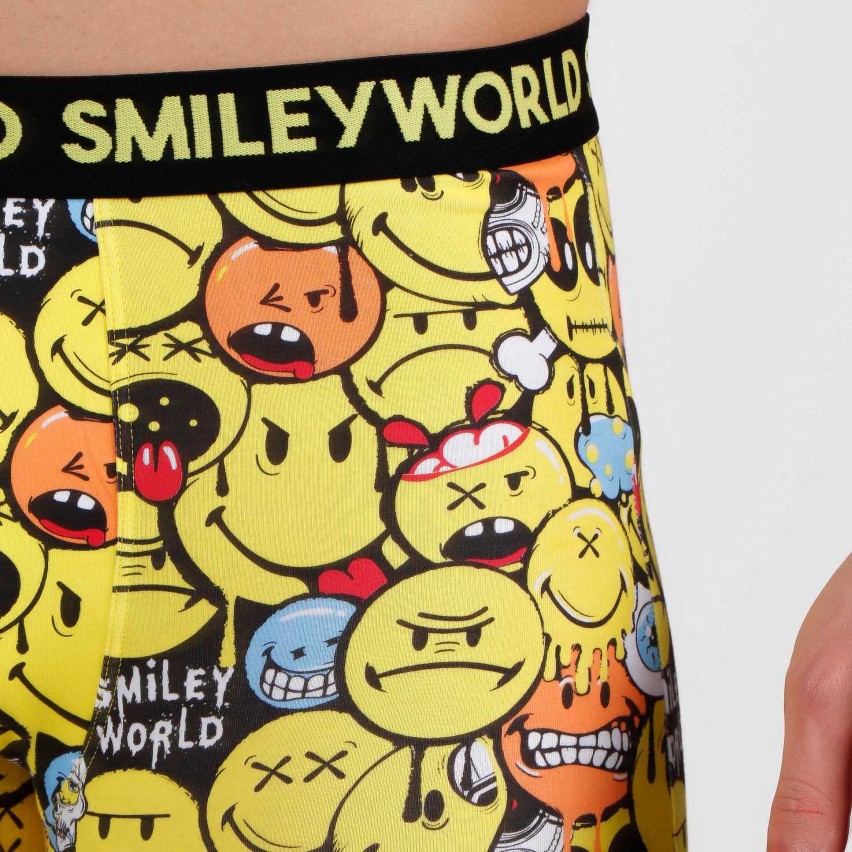 Boxer fantasia in cotone emoji Smiley World 48369 - 2 pezzi