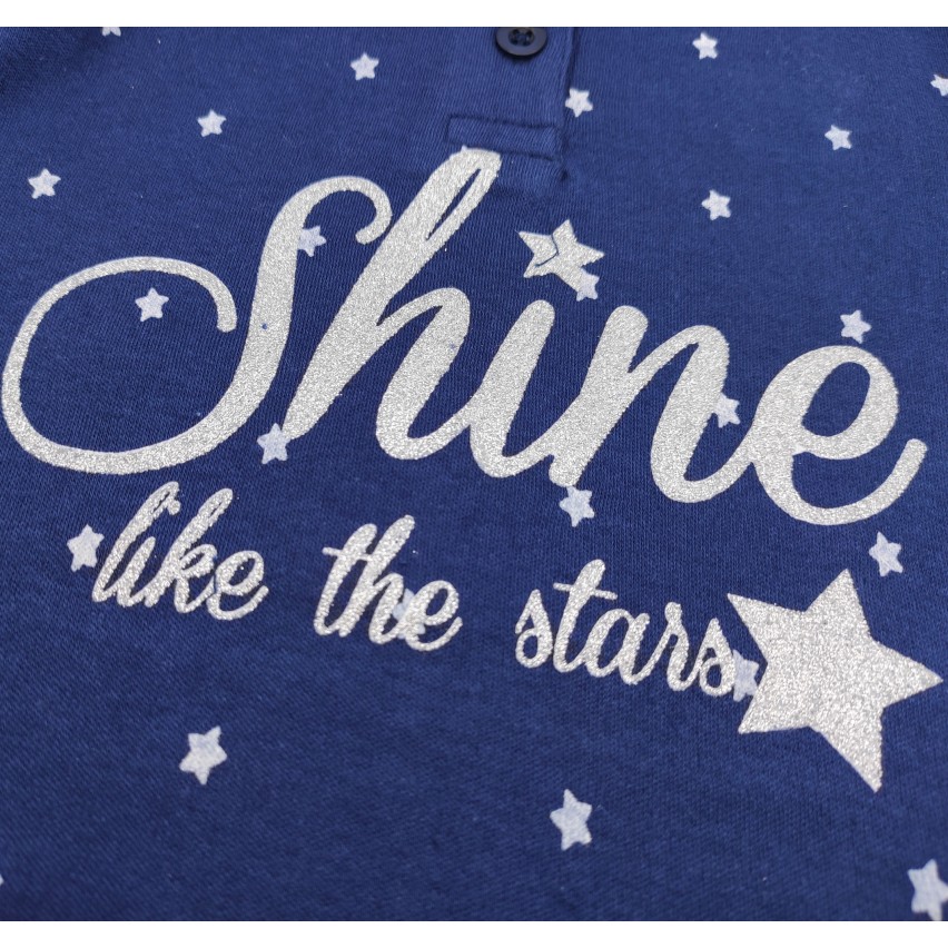 Pigiama bimba Love And Bra 31981 lungo caldo cotone | Intimorosa