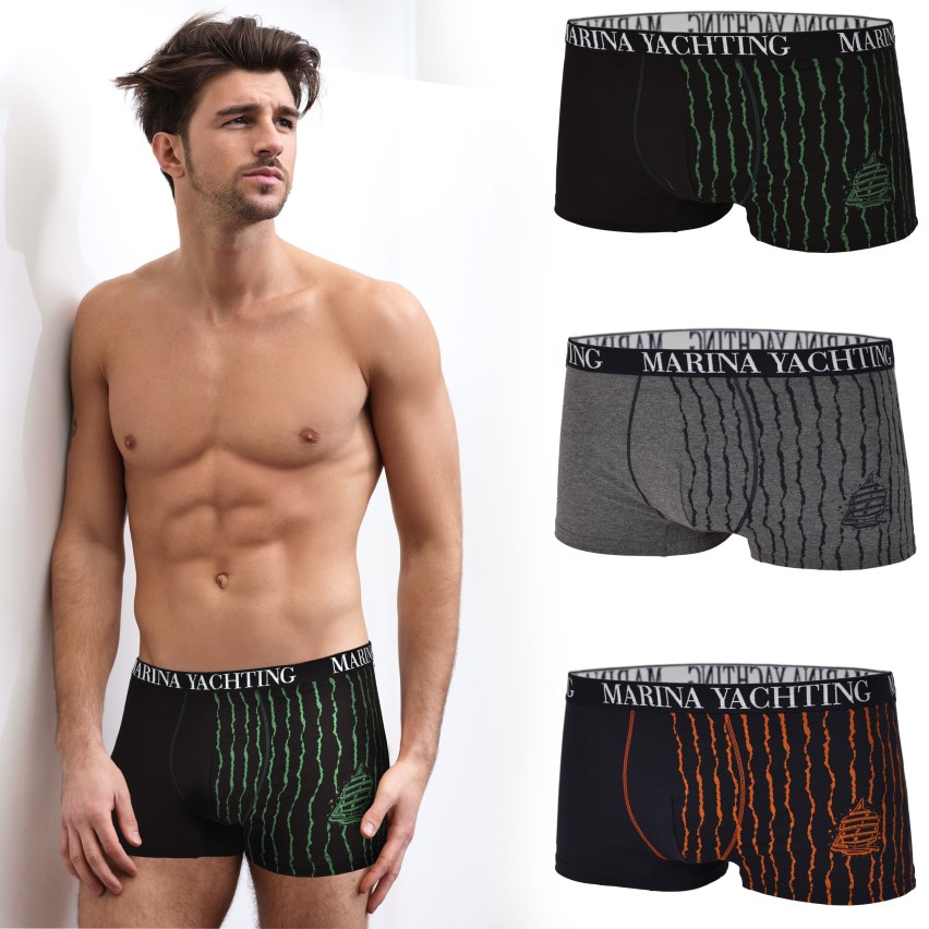 Boxer uomo Marina Yachting 730/E in cotone elasticizzato 3pz | Intimorosa