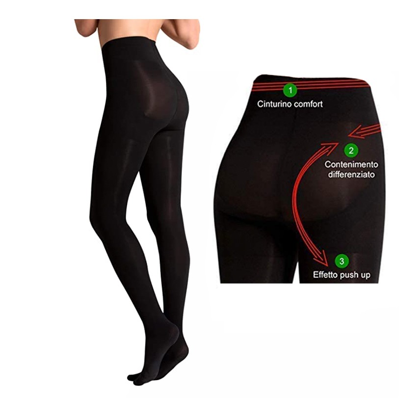 Collant modellante 100 den alza glutei sensì modelling | Intimorosa