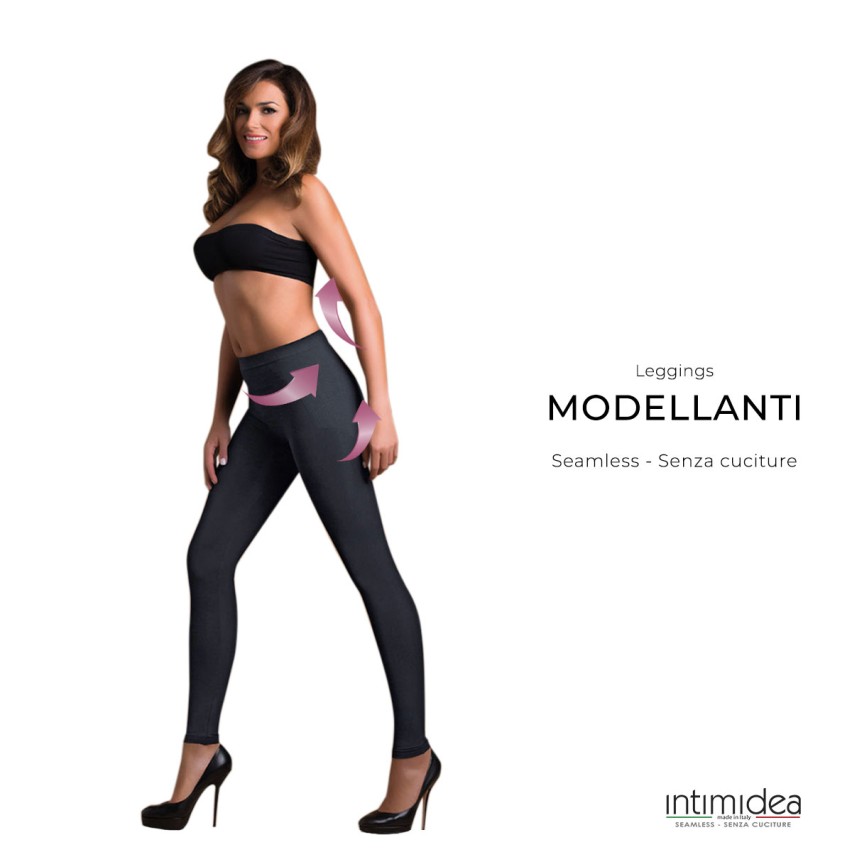 Leggings push up Intimidea 610110 contenitivo modellante | Intimorosa