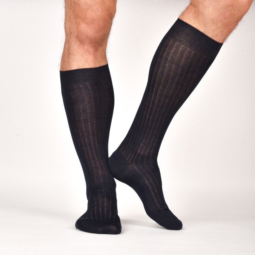 Calze Lunghe Filo di Scozia 100% cotone Prisco Aston 3 paia