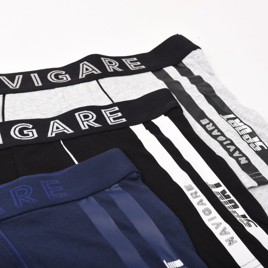 Boxer Navigare uomo B212202Z elastico logato 3 pezzi