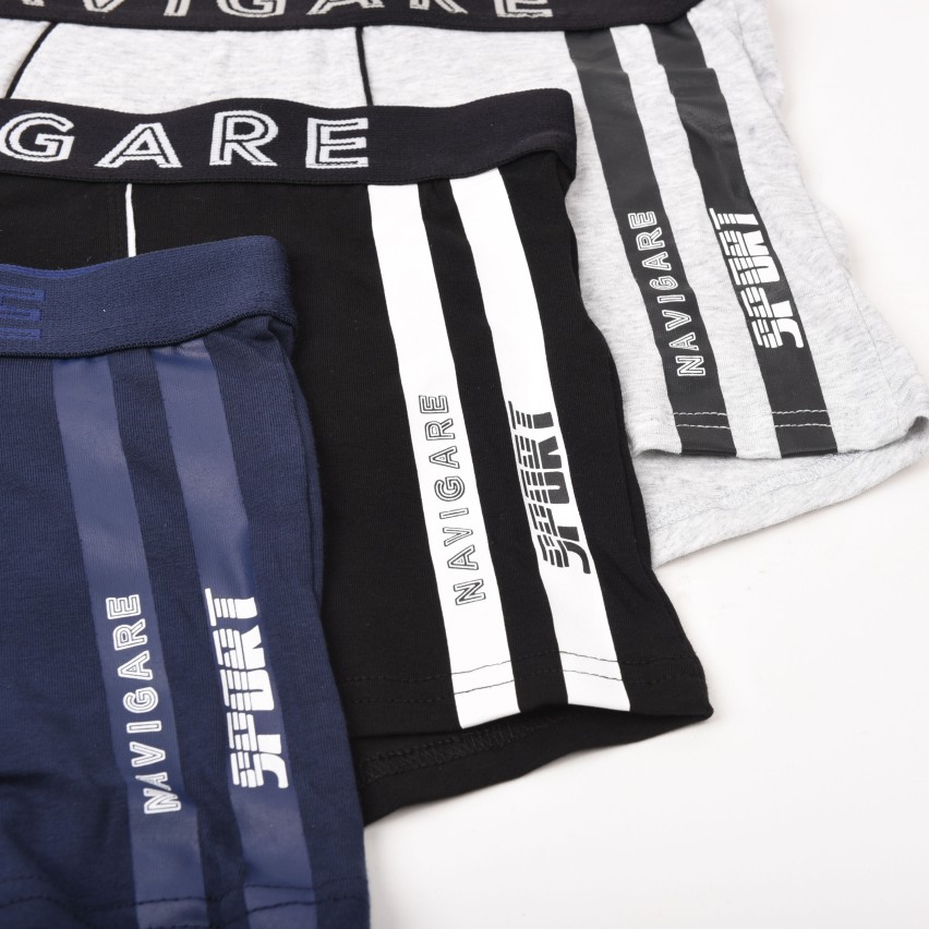 Boxer Navigare uomo B212202Z elastico logato 3 pezzi