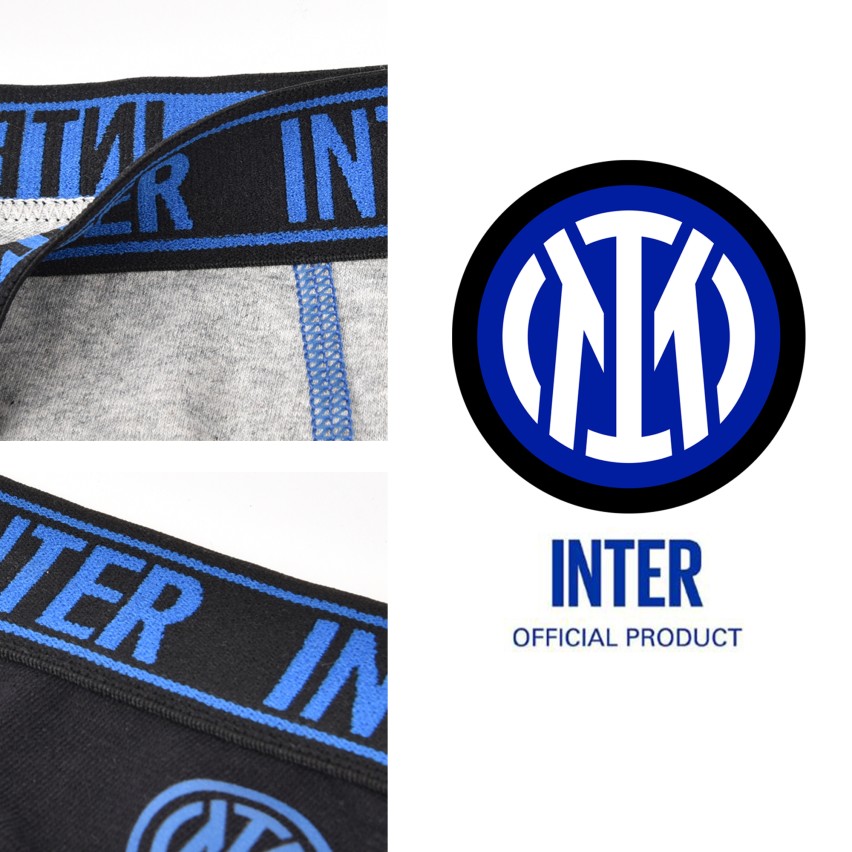 Boxer uomo Prodotto Ufficiale Inter B2IN11050 assortiti 3 pz