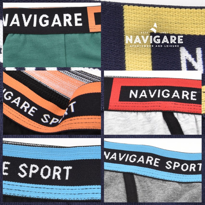 Boxer Navigare uomo B21244Z elastico logato 6 pezzi