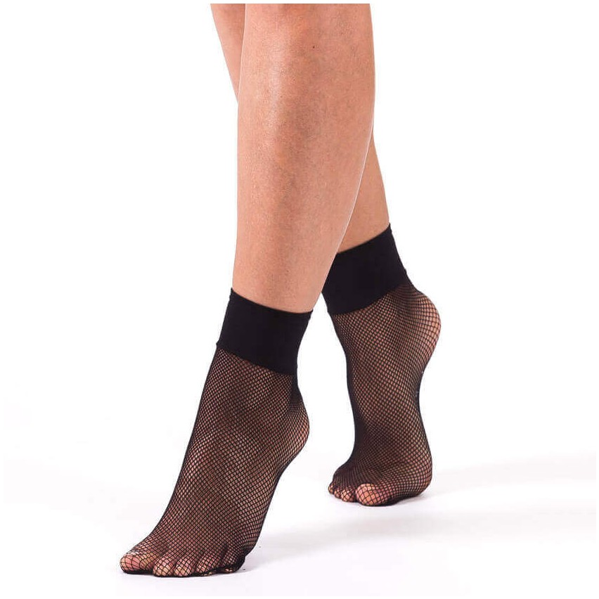 Calzini donna Bellissima micro rete polsino comfort | Intimorosa