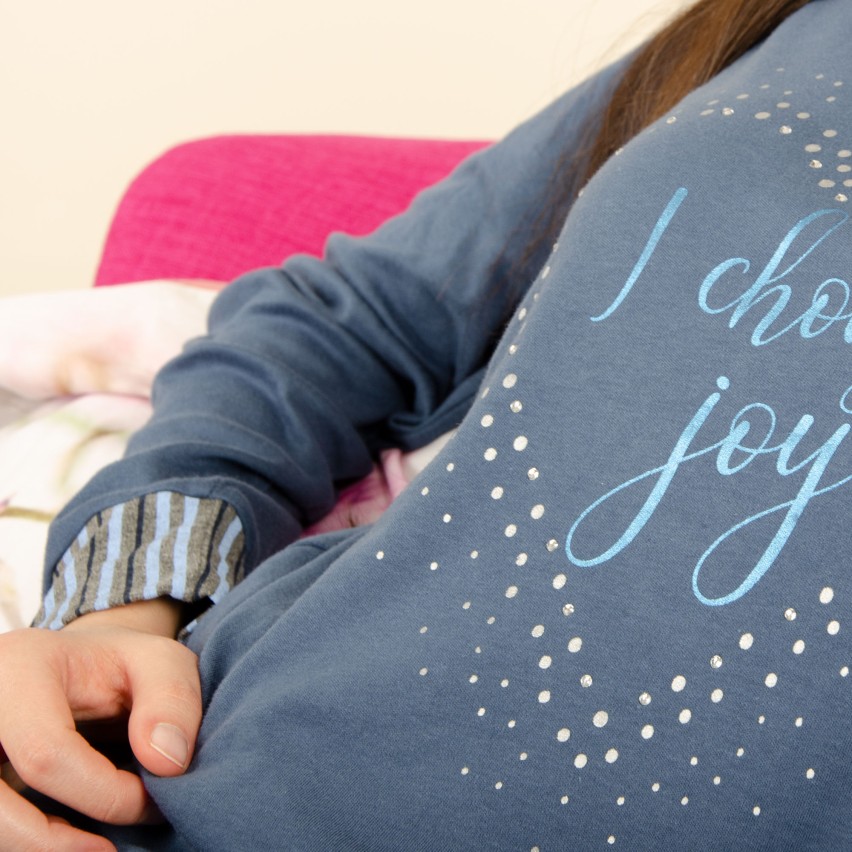 Pigiama donna Cotonella cotone interlock cuore strass DDC46 jeans ...