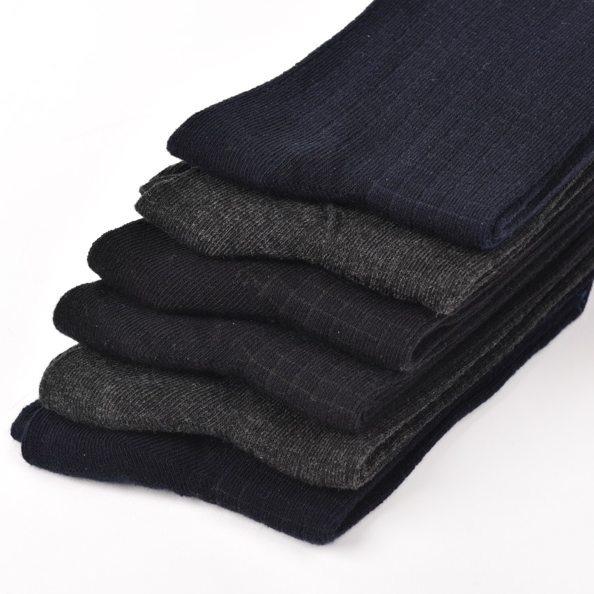 Calze uomo corte Meritex caldo cotone a fantasia 1211 6 paia | Intimorosa