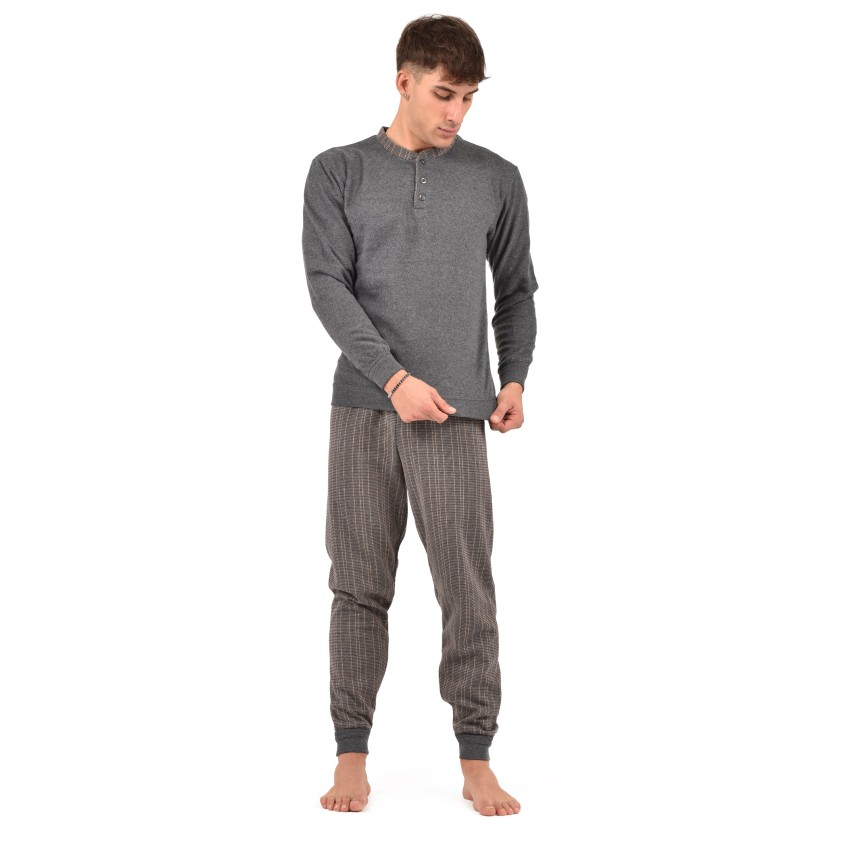 Pigiama uomo in caldo punto milano Karel SE5400
