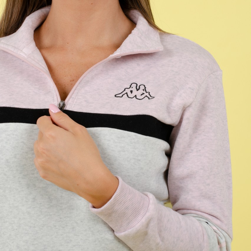 Pigiama donna Kappa KWW 22252 stile tuta cotone felpato | Intimorosa