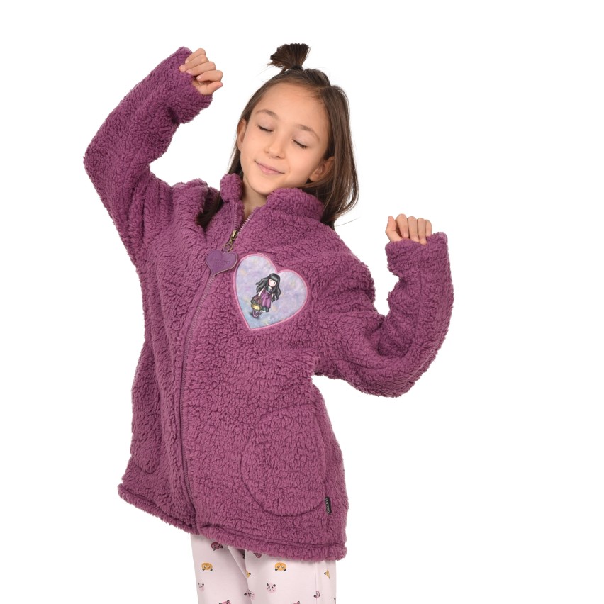 Giacca bambina Santoro Gorjuss 67035 pile sherpa