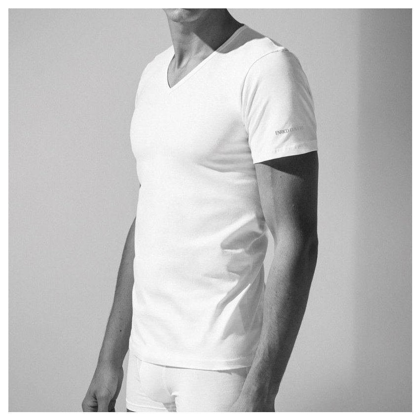 Maglie intime uomo Coveri et1101 cotone pettinato V 3 pezzi | Intimorosa