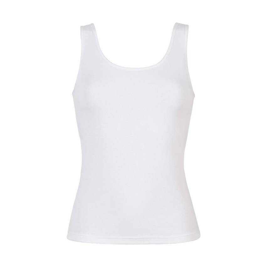 Canotta donna Cotonella GD009 spalla larga cotone elasticizzato ...