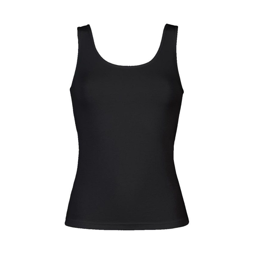 Canotta donna Cotonella GD009 spalla larga cotone elasticizzato ...