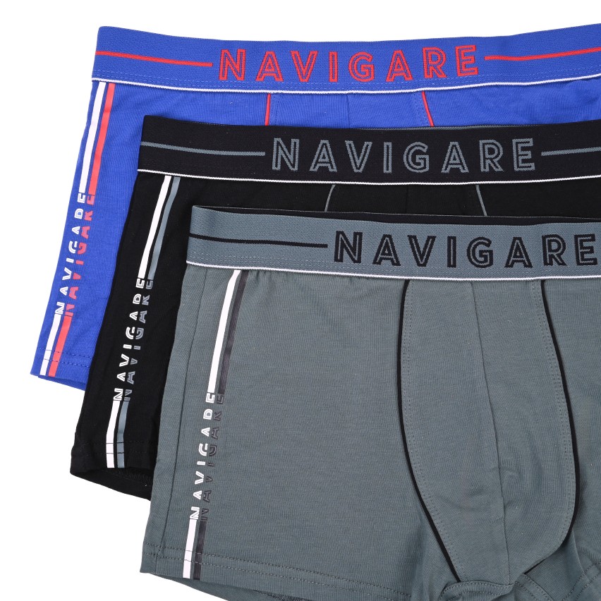 Boxer Navigare uomo B212212Z elastico logato 3 pezzi | Intimorosa