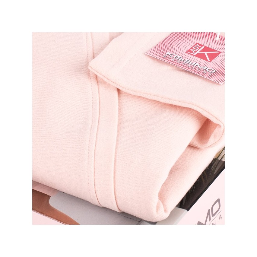 Vestaglia donna caldo cotone interlock con cinta Biancaluna D2102 rosa ...