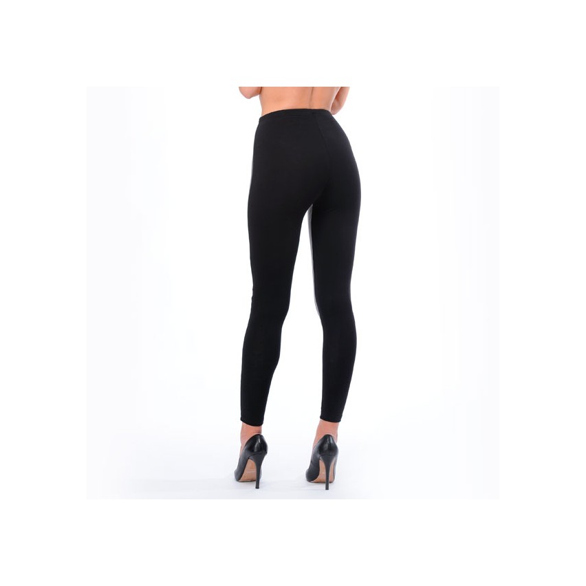 Leggings donna Kissimo Biancaluna KK412 eco pelle | Intimorosa