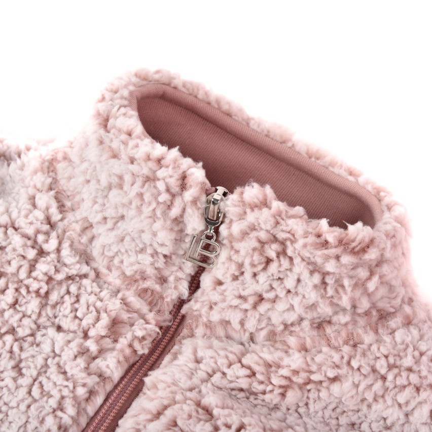 Giacca donna invernale pile sherpa Laura Biagiotti BPJ96592B rosa blush ...