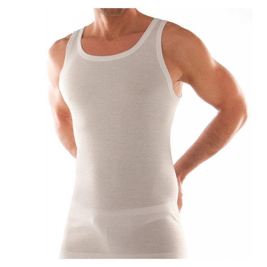 Canottiera uomo Liabel spalla larga cotone e lana 05321223 | Intimorosa Canottiera uomo Liabel spalla larga cotone e lana 05321223 | Intimorosa