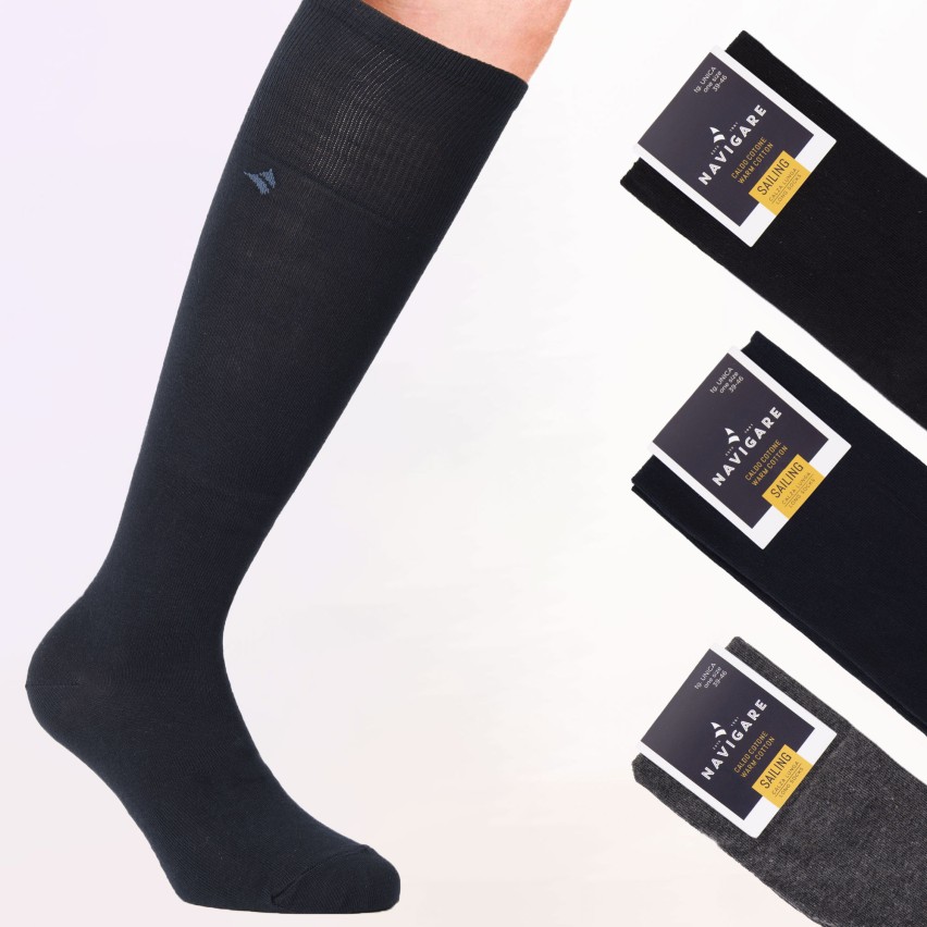 Calze lunghe uomo Navigare B2MC213 caldo cotone 3 pz | Intimorosa