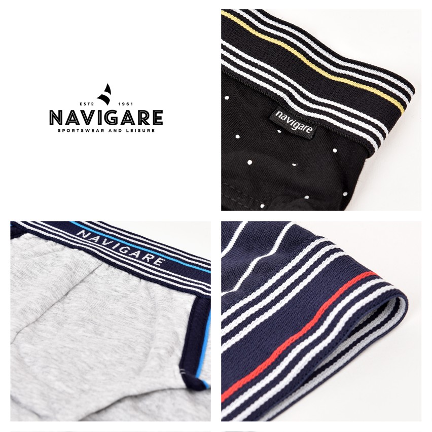 Slip Navigare Uomo B21215Z 3 pezzi elastico logato | Intimorosa