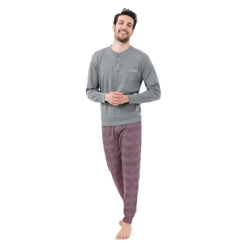 Pigiama uomo Il Granchio GP4006 caldo cotone interlock | Intimorosa