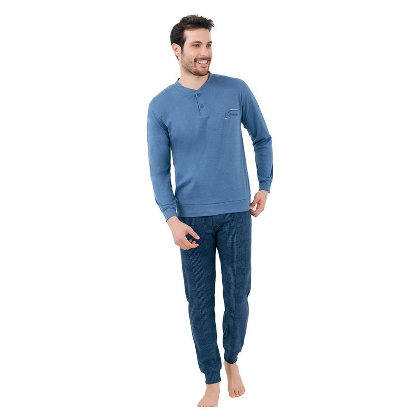 Pigiama uomo Il Granchio GP4006 caldo cotone interlock | Intimorosa