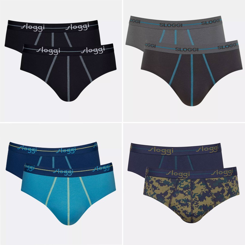 Slip uomo Sloggi start midi 2 pezzi