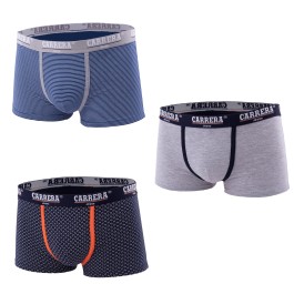 Boxer uomo Carrera Carb 719 con elastico logato 3 pezzi | Intimorosa