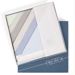 Fazzoletti in Cotone Made in Italy pastello Filotex Elio pastello 3 set ...