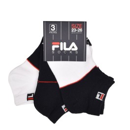 Fantasmini Fila F8840 bambino bianca blu cotone 3 paia | Intimorosa